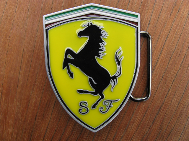 FERRARI S F BELT BUCKLE