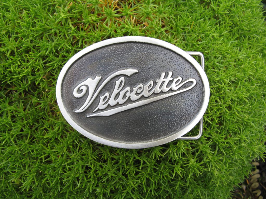 VELOCETTE LOGO BELT BUCKLE